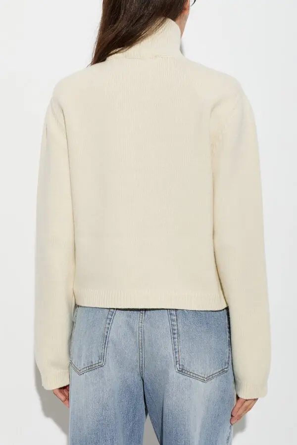 RÓHE Wool Turtleneck With Sewn-in Shoulder Pads