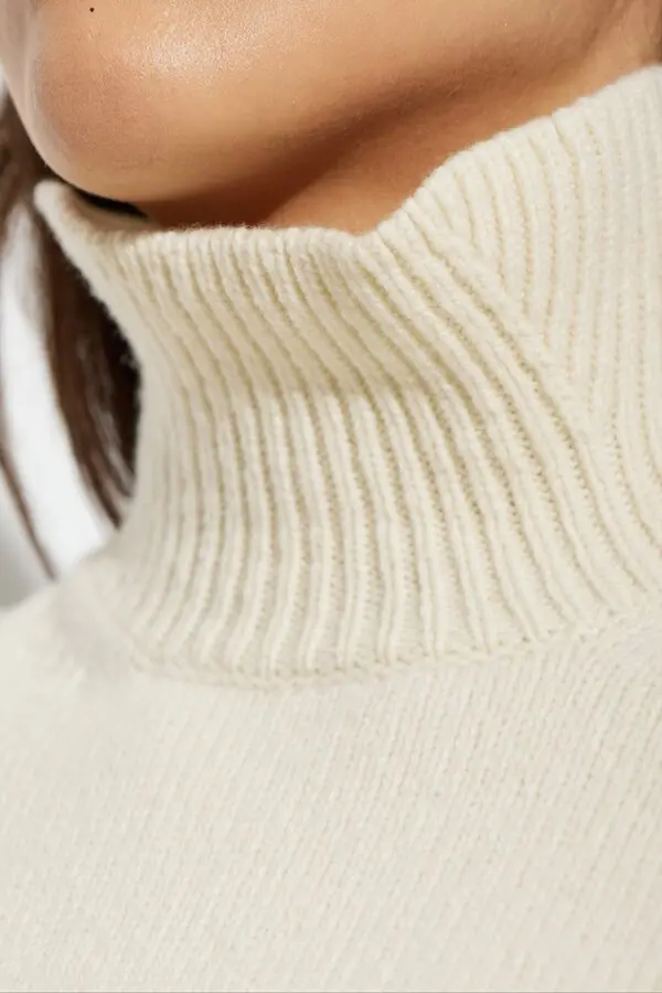 RÓHE Wool Turtleneck With Sewn-in Shoulder Pads