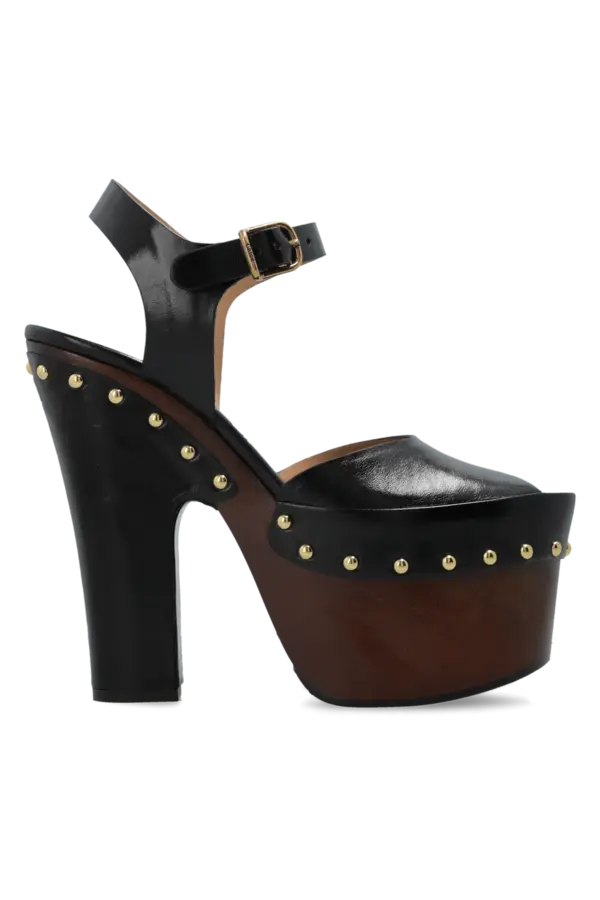 Chloé Meret’ Platform Sandals - Black