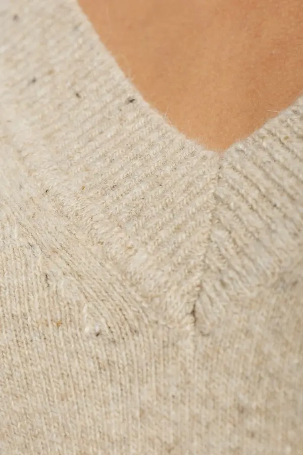 RÓHE Wool V-neck Sweater