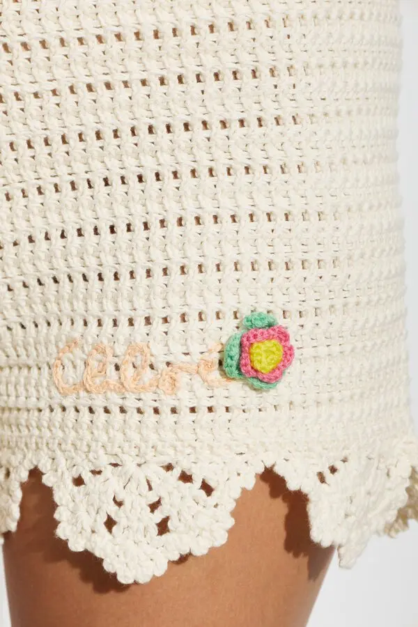 Chloé Shorts With Decorative Weave