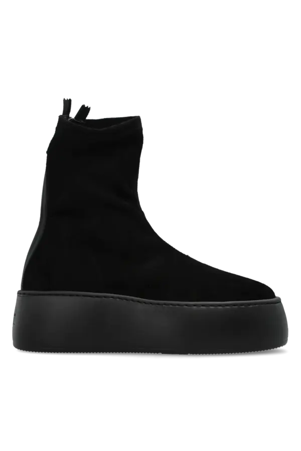Agl Platform Ankle Boots "vibe - Black