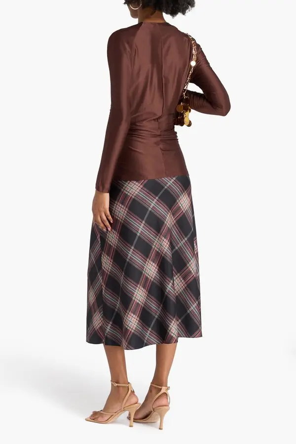 Rabanne Satinjersey Wrap Blouse