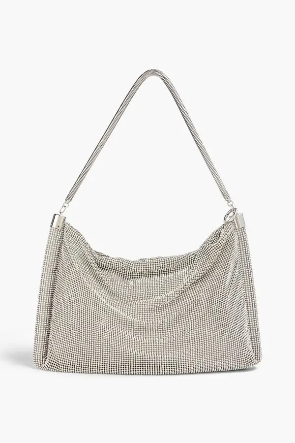 Rabanne Pixel Tube Crystalembellished Chainmail Shoulder Bag