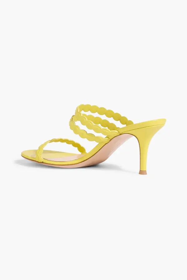 GIANVITO ROSSI Kay Leather Mules