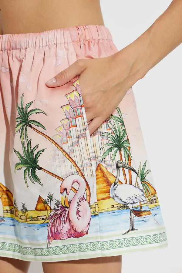 Casablanca Short Skirt With Print