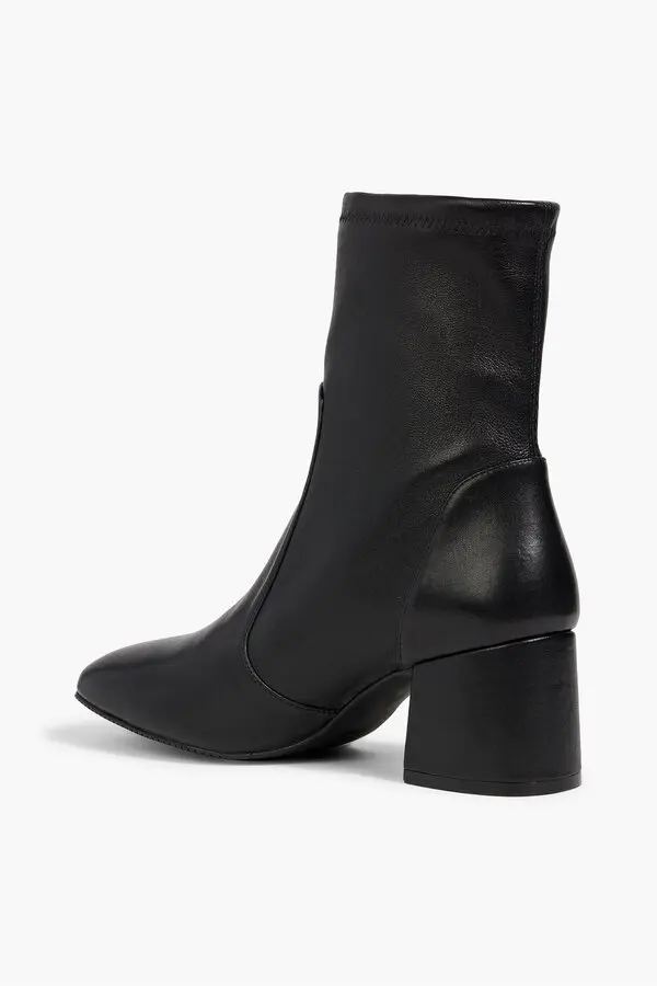 STUART WEITZMAN Sleek 60 Leather Sock Boots