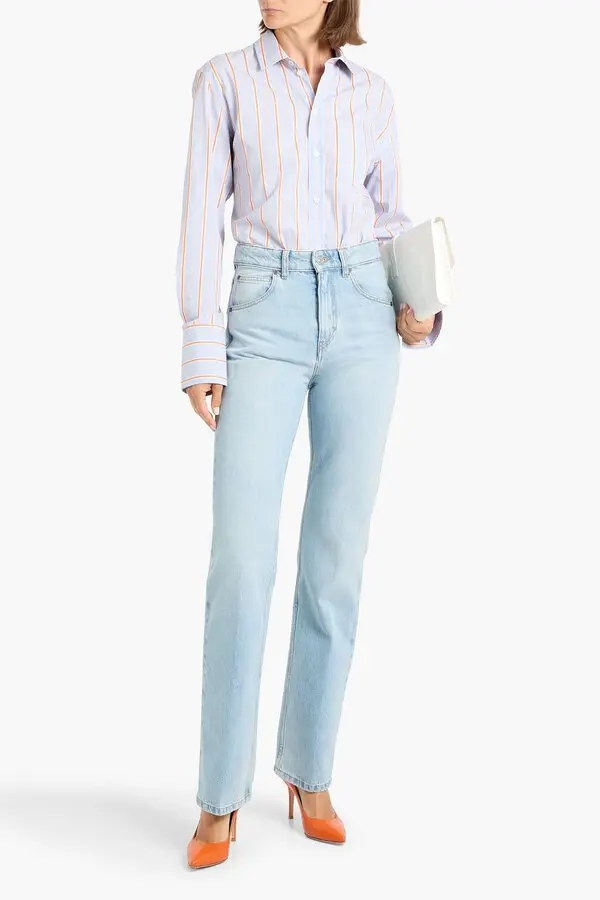 Victoria Beckham Striped Cottonpoplin Shirt