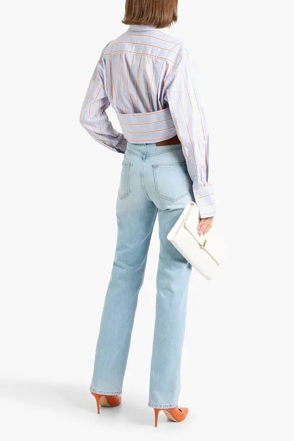 Victoria Beckham Striped Cottonpoplin Shirt