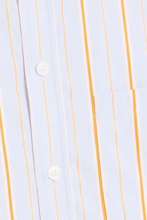 Victoria Beckham Striped Cottonpoplin Shirt