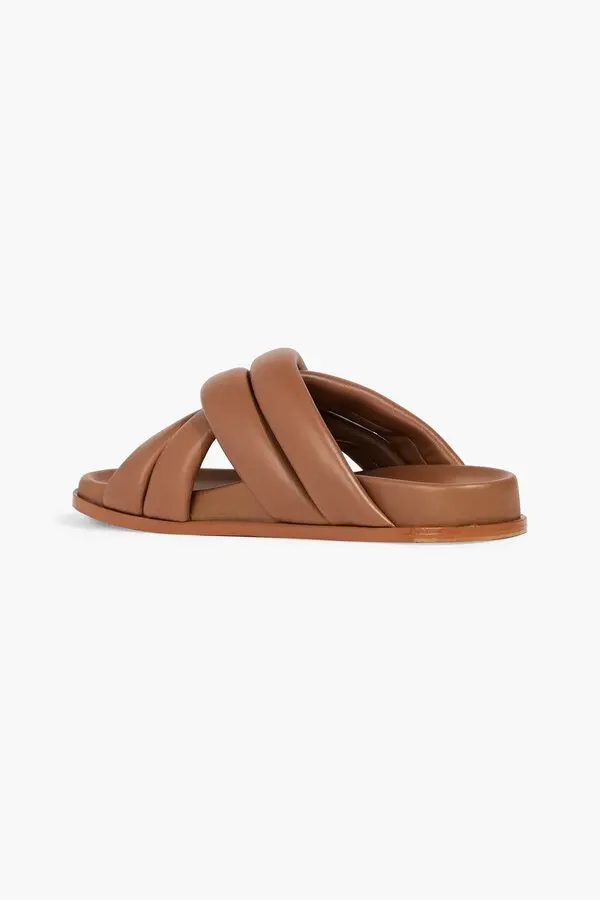 ANINE BING Lizzie Leather Slides