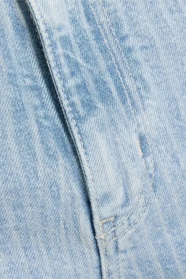 FRAME The Wide Striped Highrise Wideleg Jeans