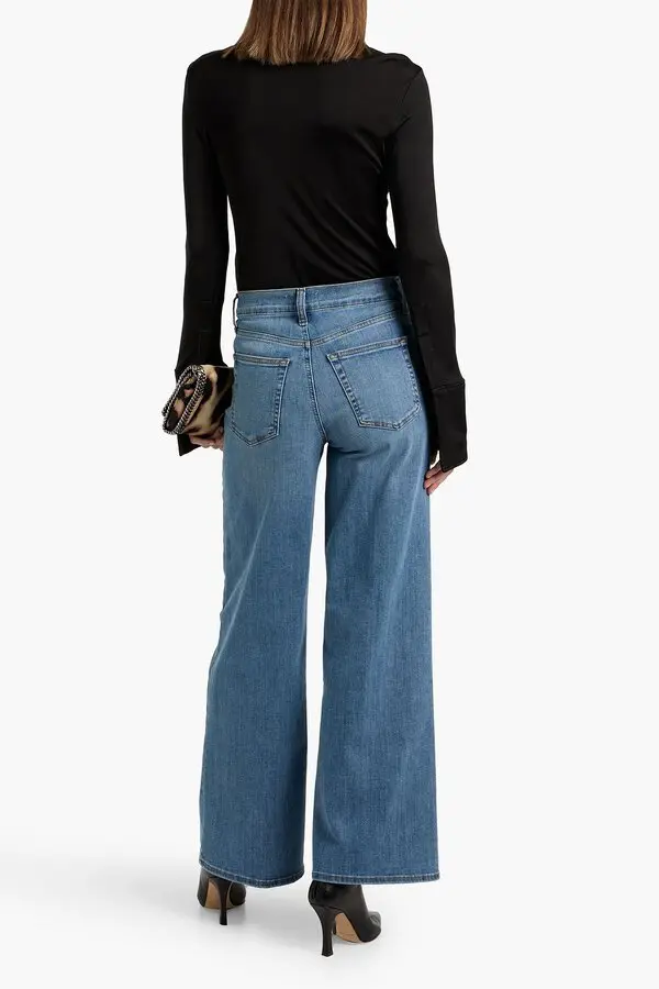 FRAME Highrise Wideleg Jeans