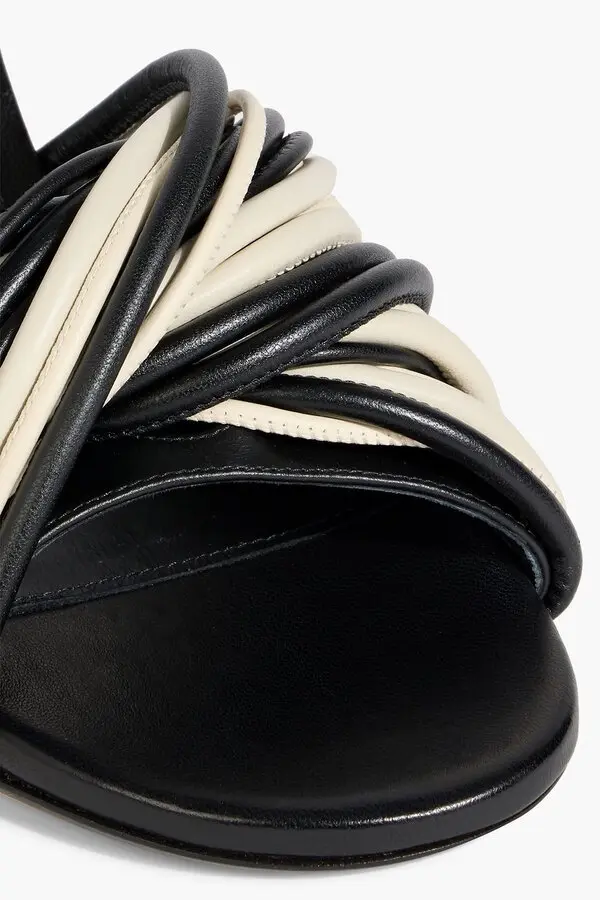 Dries Van Noten Twotone Leather Mules