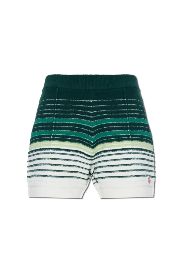 Casablanca Terry Cotton Shorts - Green