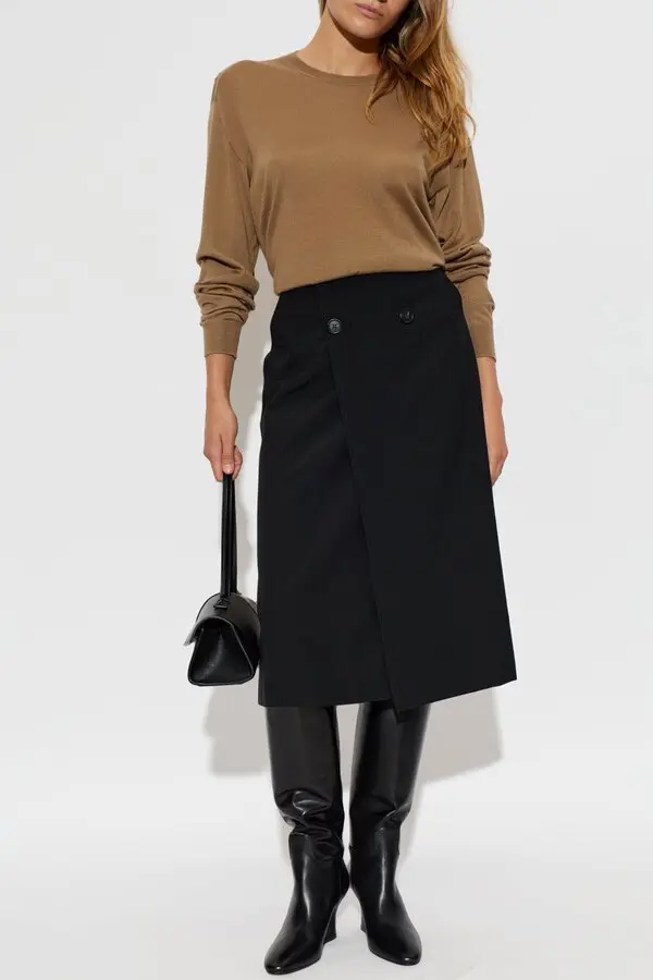 JIL SANDER Leather Heeled Boots 'lune