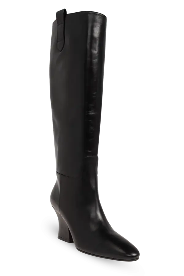 JIL SANDER Leather Heeled Boots 'lune