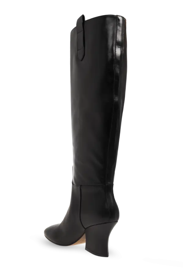 JIL SANDER Leather Heeled Boots 'lune