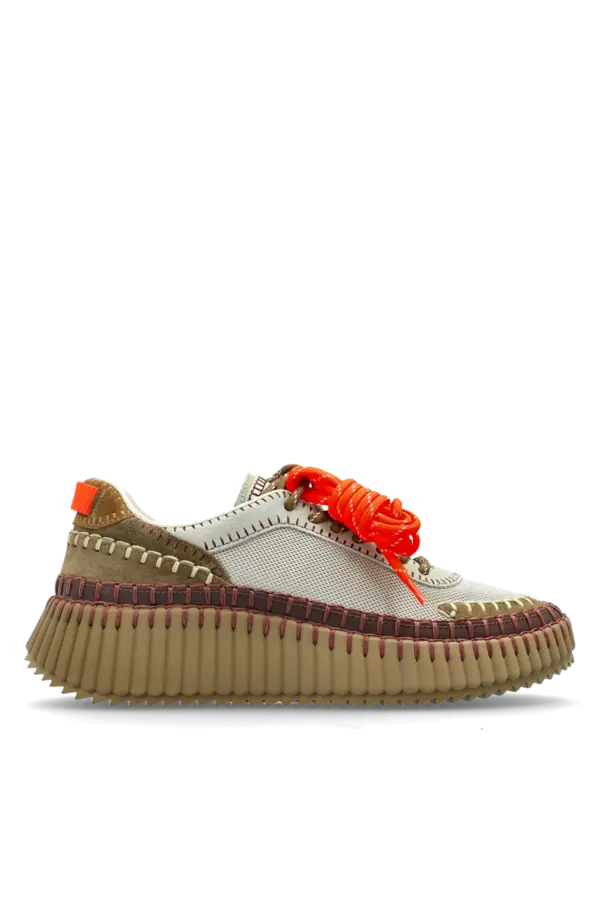 Chloé Nama' Sports Shoes - Beige