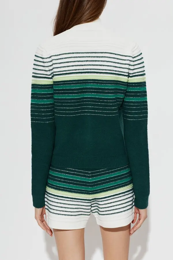 Casablanca Cardigan With Logo Patch