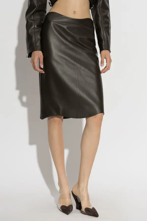 Alaïa Leather Skirt