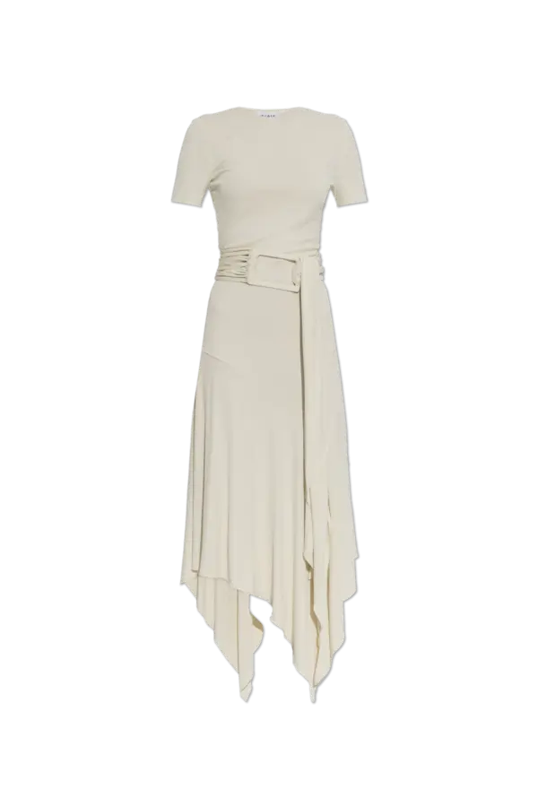 Alaïa Dress With Belt - Cream