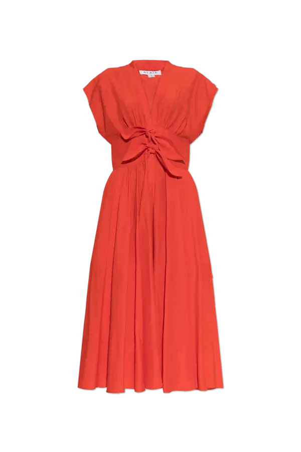 Alaïa Dress With A V-neckline