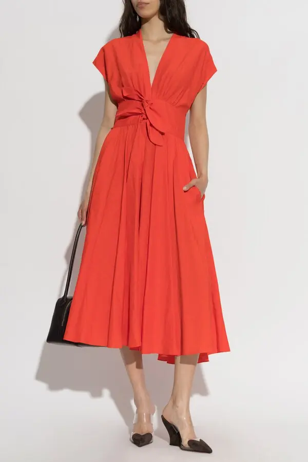 Alaïa Dress With A V-neckline