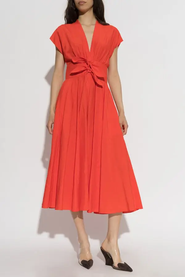 Alaïa Dress With A V-neckline