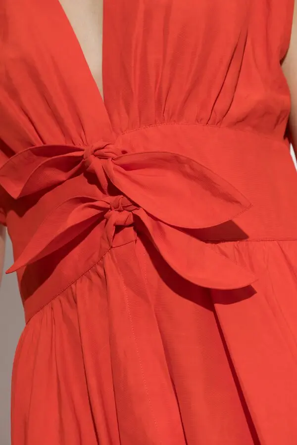 Alaïa Dress With A V-neckline