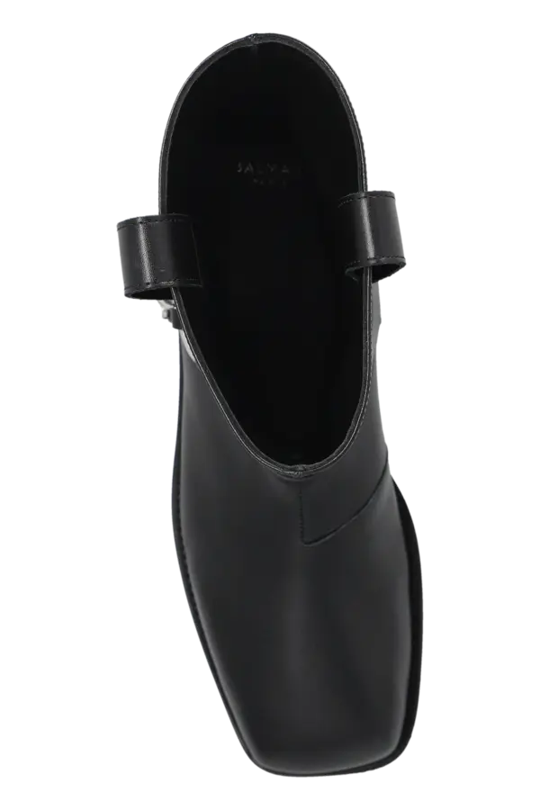 Balmain Leather Ankle Boots