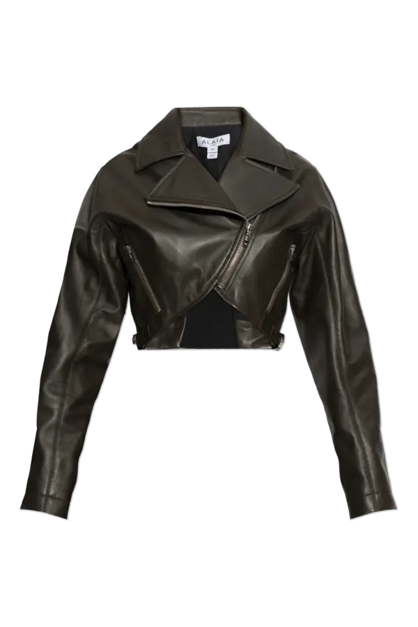Alaïa Leather Jacket - Green