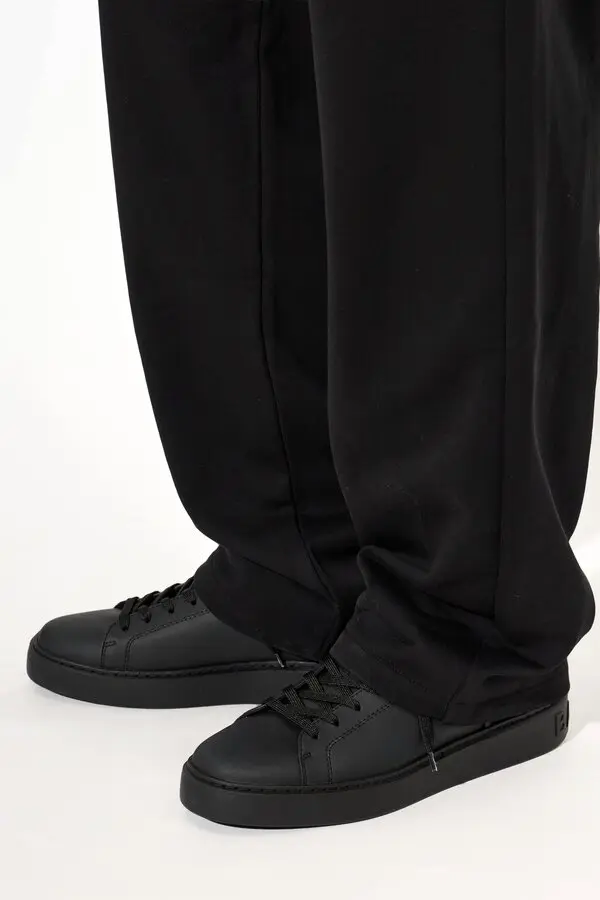 Balmain B-court Leather Sneakers