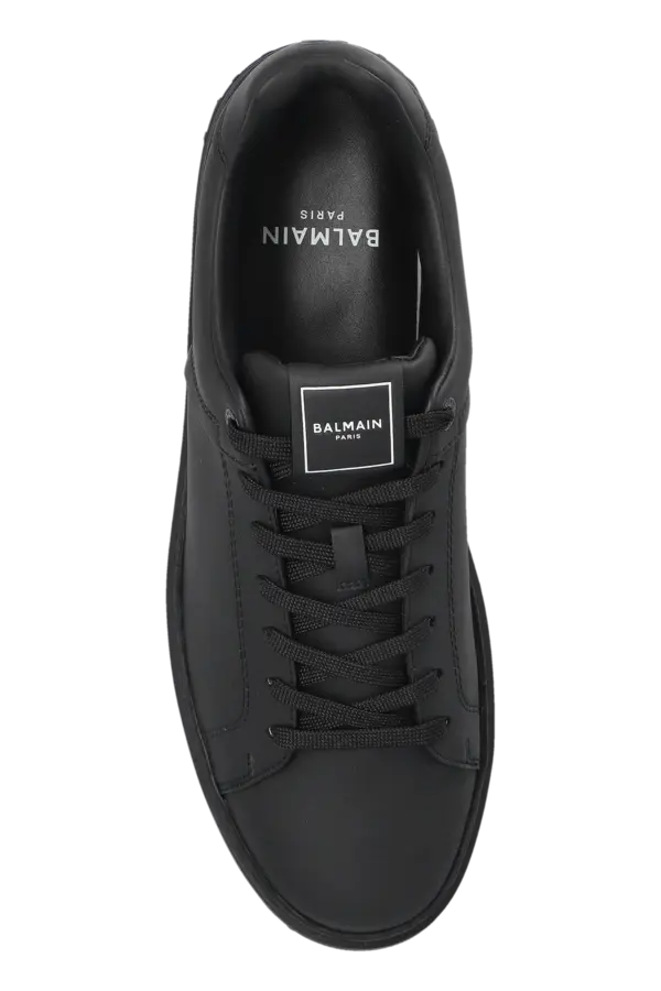 Balmain B-court Leather Sneakers