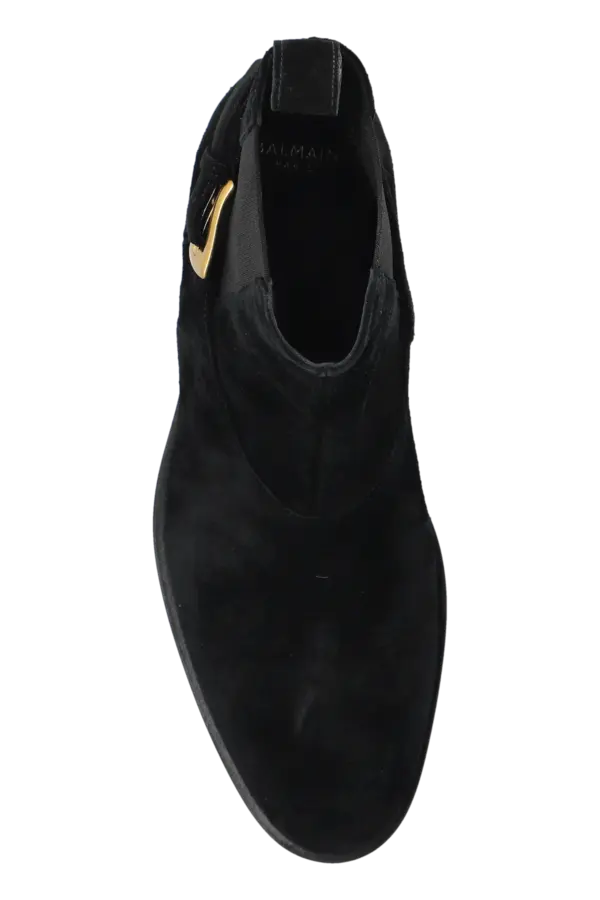 Balmain Suede Chelsea Boots 'anthem