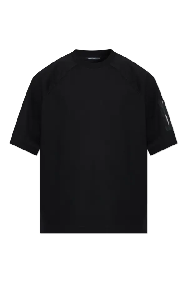 C.P. COMPANY T-shirt With An Appliqu - Black