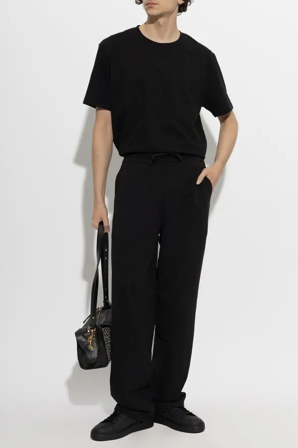 Balmain T-shirt With Embroidered Logo