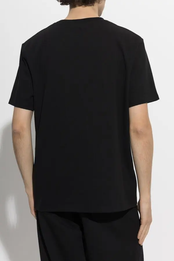Balmain T-shirt With Embroidered Logo