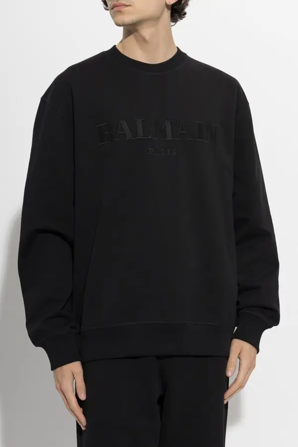 Balmain Sweatshirt With Embroidered Logo