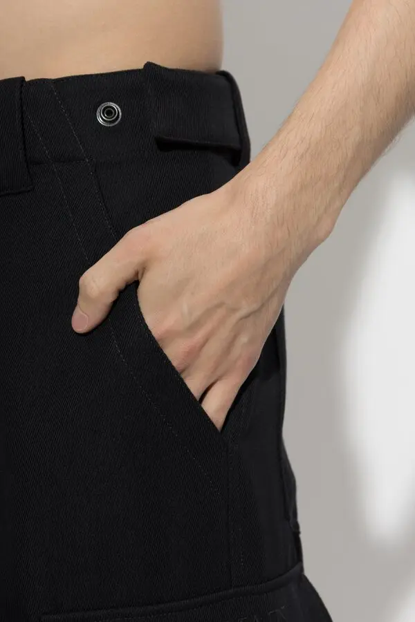 Balmain Wool Cargo Pants