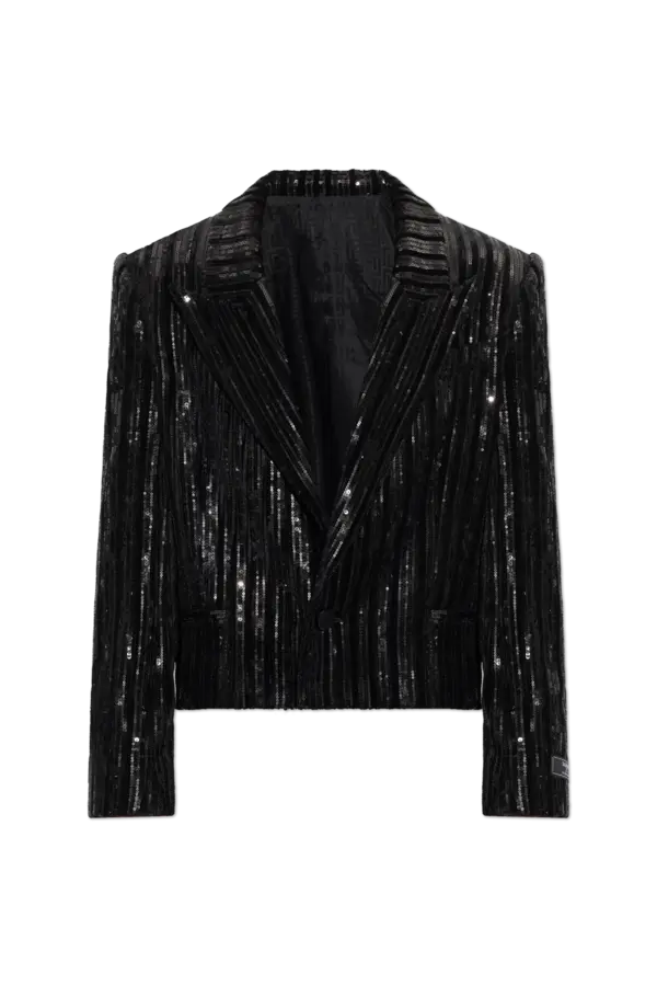 Balmain Sequin Blazer - Black