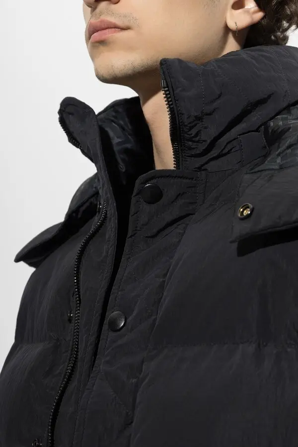 Balmain Insulated Jacket With A Detachable Hood