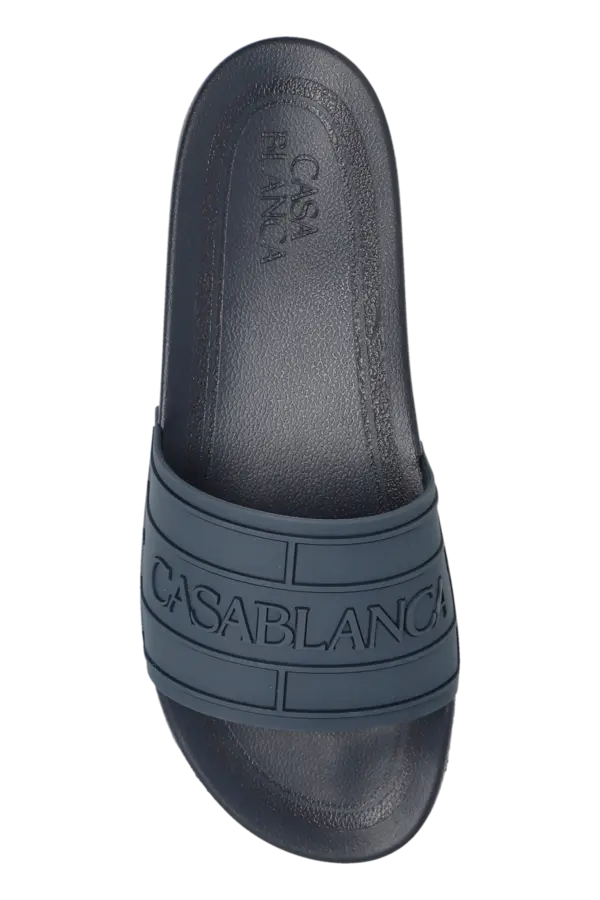 Casablanca Rubber Flip-flops With Logo