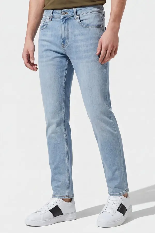 Emporio Armani Jeans With A Logo-shaped Appliqu