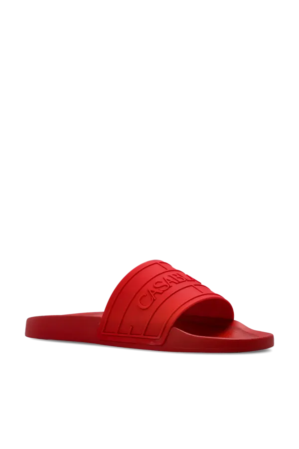 Casablanca Rubber Flip-flops With Logo