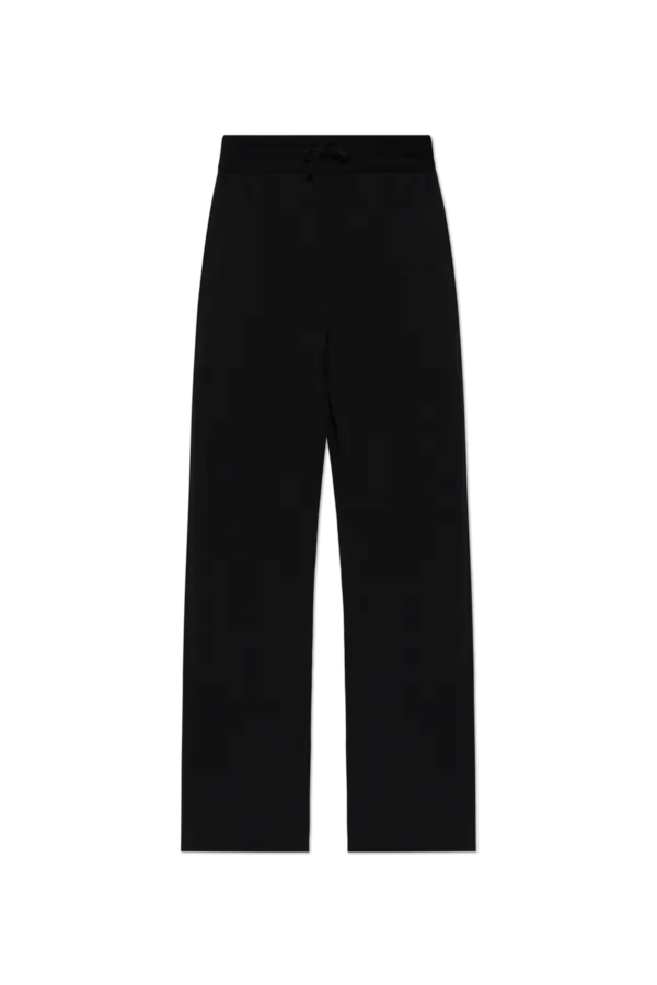 Balmain Sweatpants With Embroidered Logo - Black