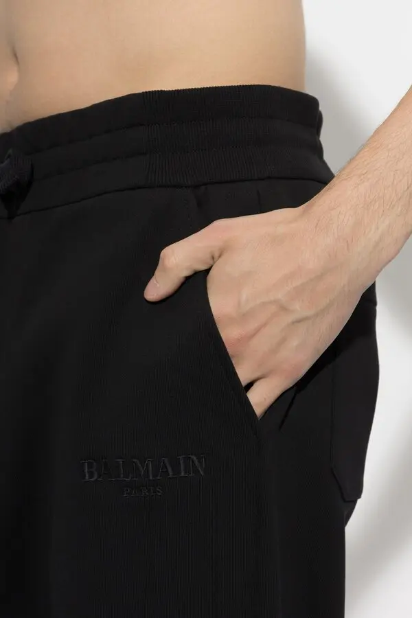 Balmain Sweatpants With Embroidered Logo