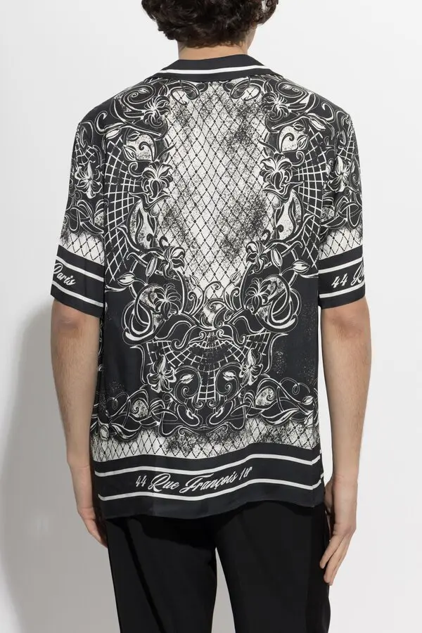 Balmain Silk Short-sleeve Shirt