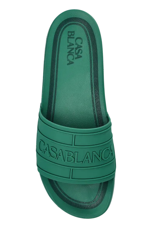 Casablanca Rubber Flip-flops With Logo