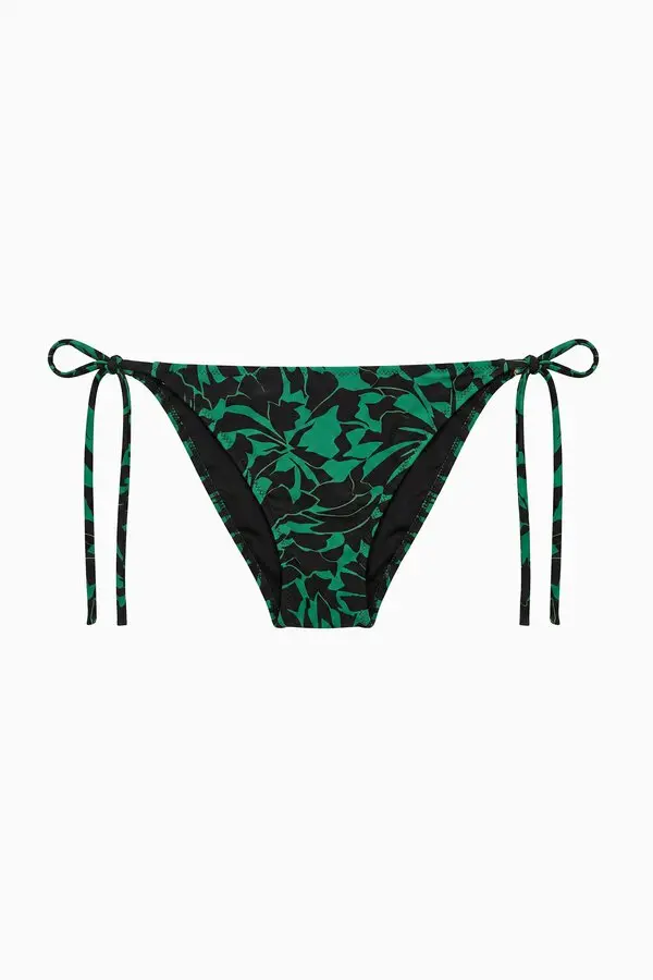 Ulla Johnson Maria String Bikini Bottom In Printed Motif
